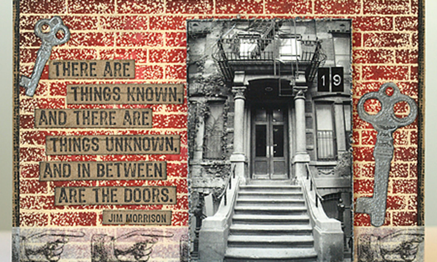 Brick Wall Background Stamp Ideas