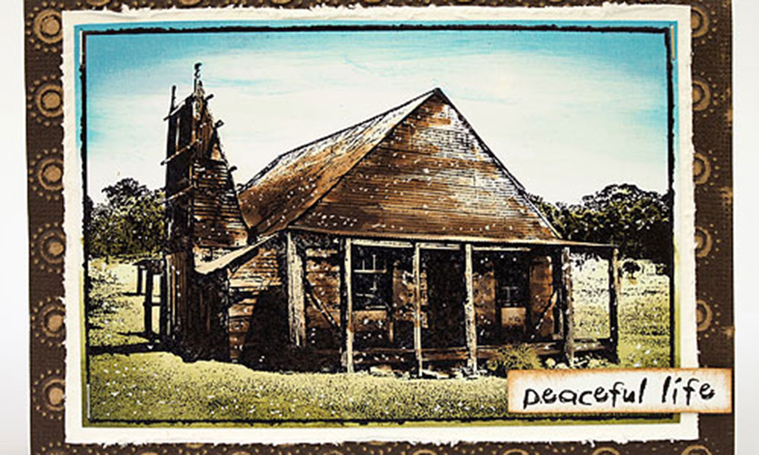 Peaceful Life Homestead Card