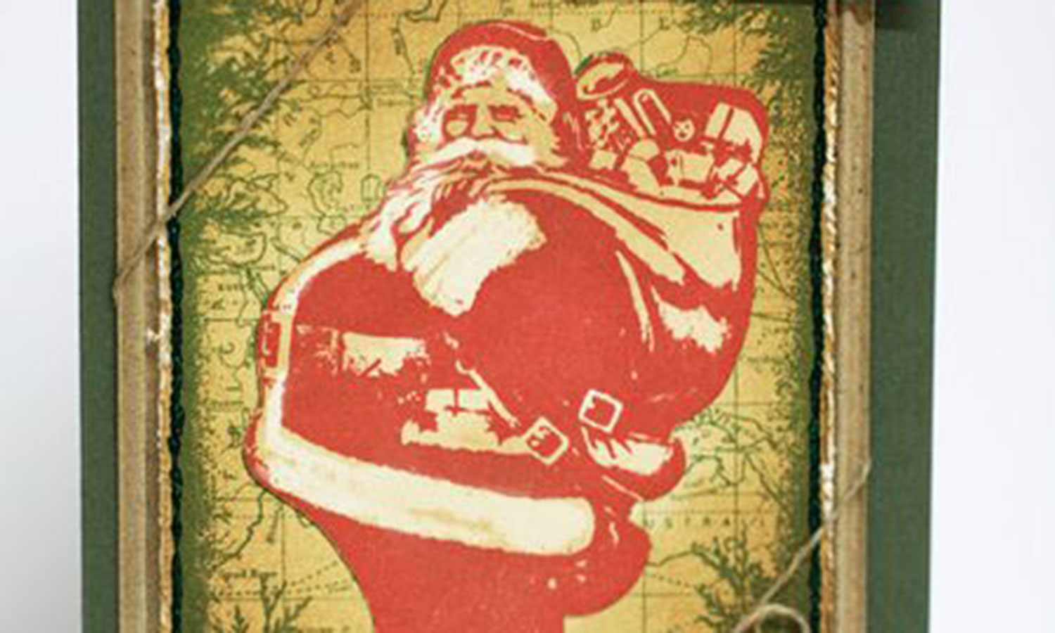 Jolly Santa Collage Stamp Ideas