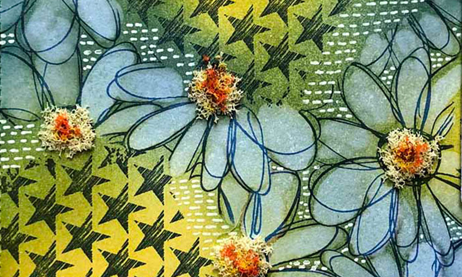 Brushed Stars Texture Stamp Ideas