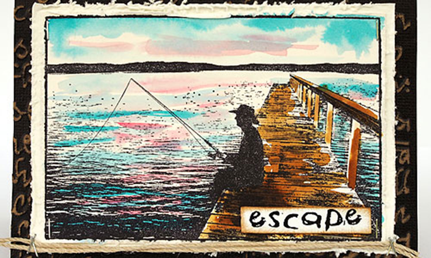 Fishing Photo Stamp Cards