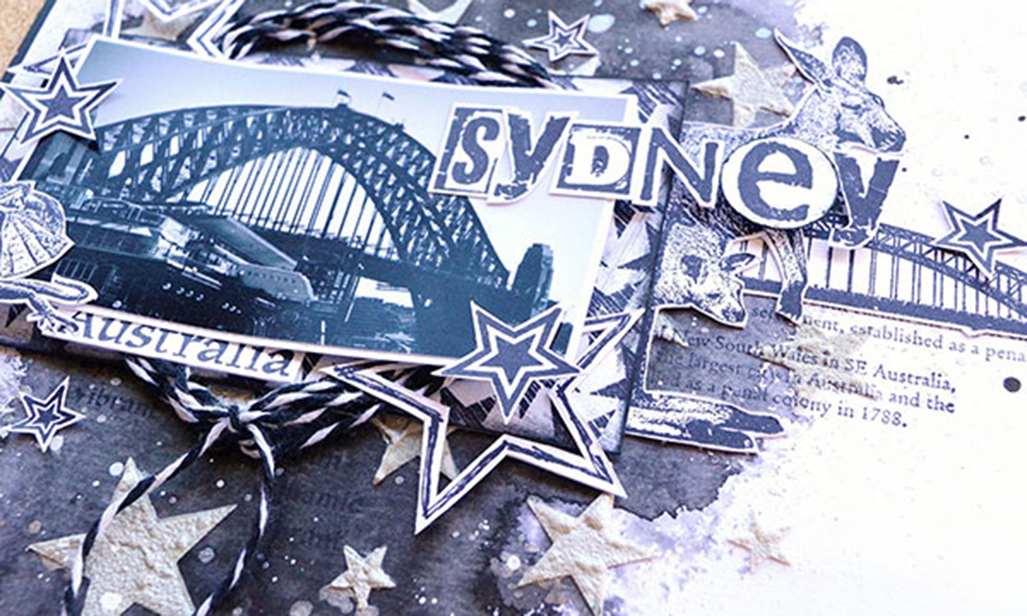 Starry Night Large Stencil Layout