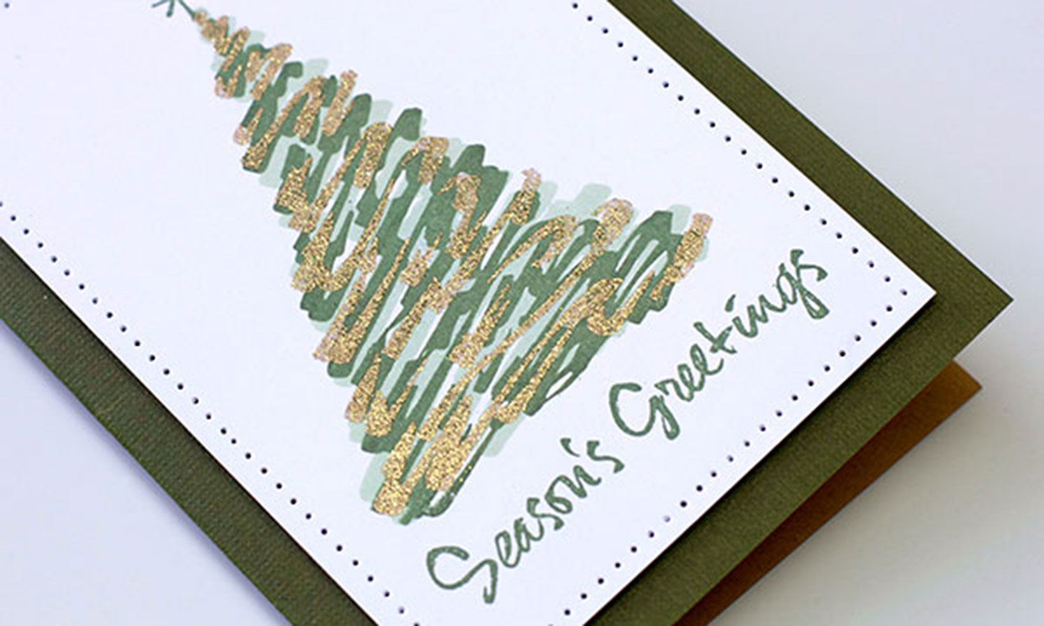 6 Christmas Trees Cards